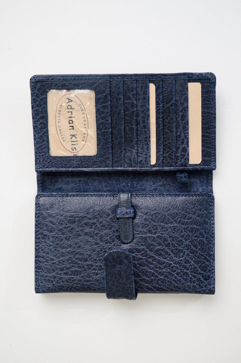 Adrian Klis 101 Ladies Wallet, Blue, Leather – USBlueskyclothingco