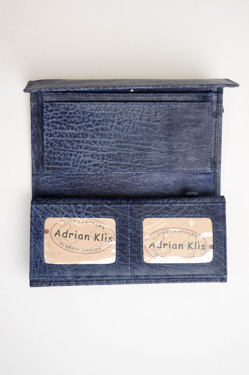 Adrian Klis 102 Ladies Wallet, Blue, Leather – LTD USA WEBSITE BLUE SKY