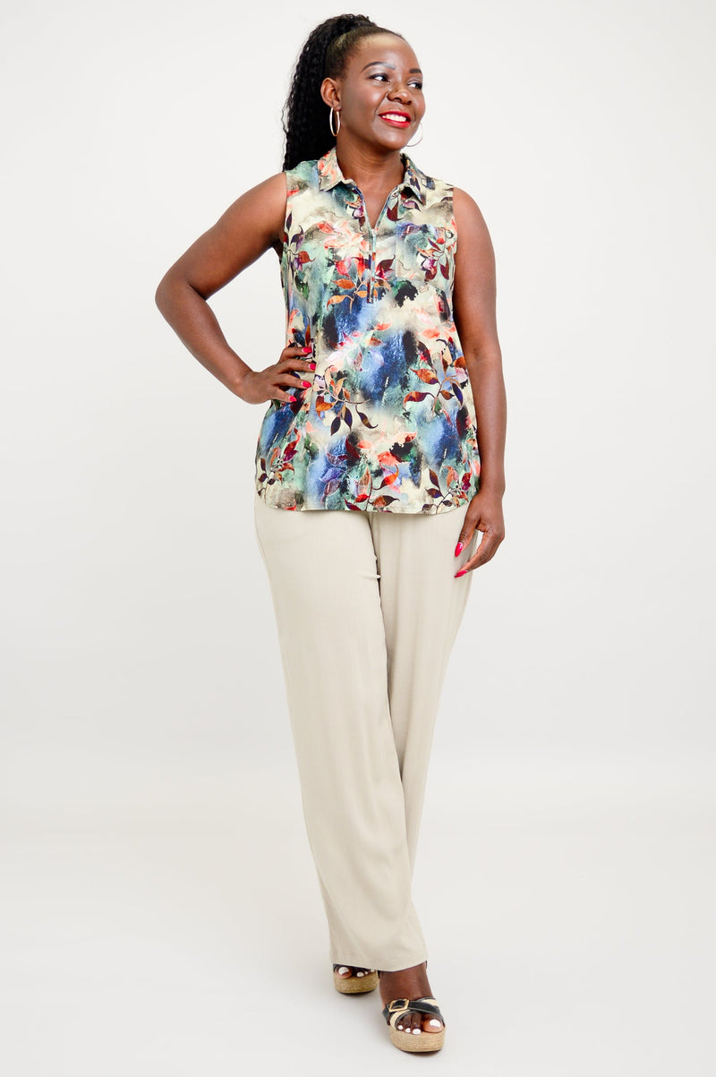 Hula Tank, Pachuli, Linen Bamboo – LTD USA WEBSITE BLUE SKY