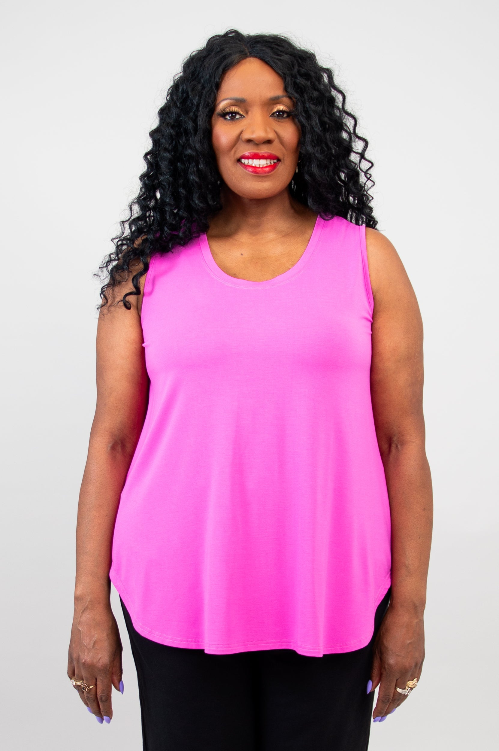 Jazz Tank, Pink, Bamboo -Final Sale – LTD USA WEBSITE BLUE SKY
