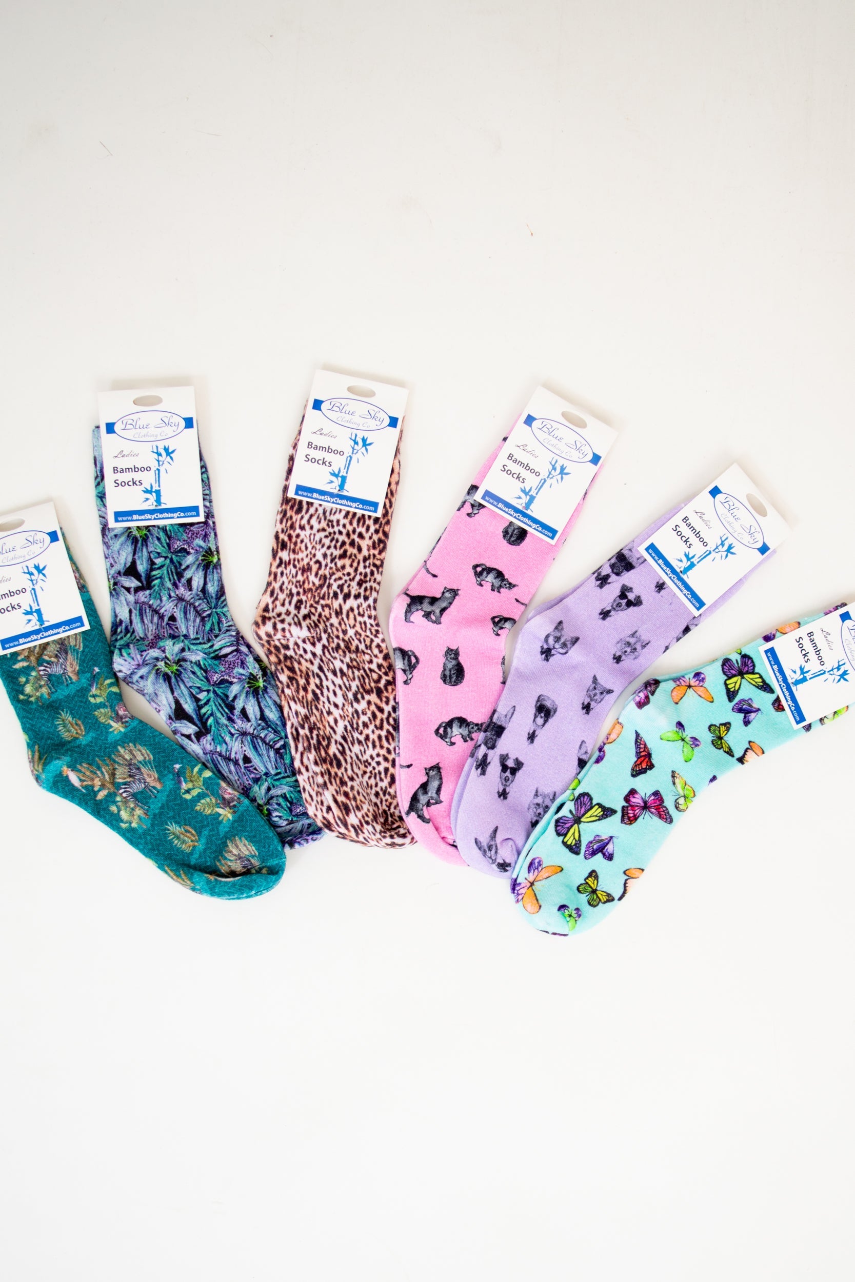 Ladies Bamboo Dress Socks, Assorted Prints – LTD USA WEBSITE BLUE SKY
