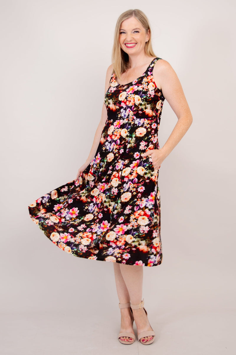 Shauna Dress, Risolo, Woven Bamboo – LTD USA WEBSITE BLUE SKY