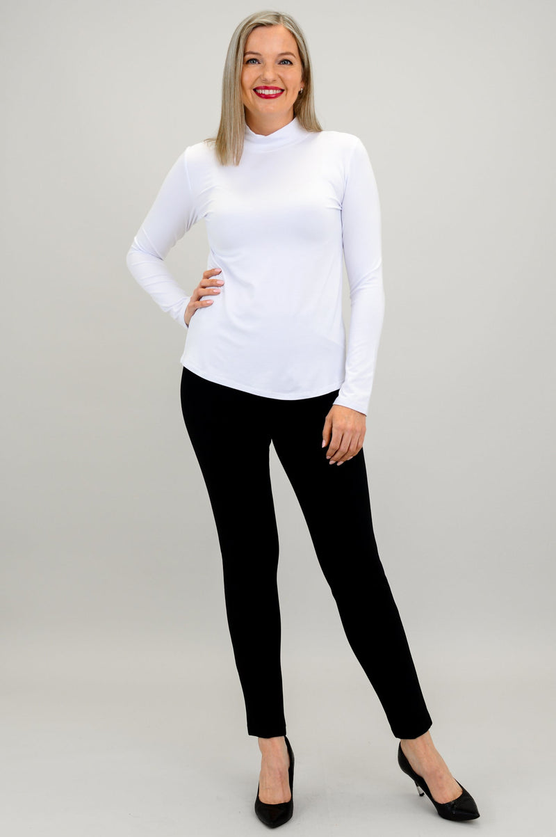 Tonya Top, Snow White, Bamboo - Final Sale – LTD USA WEBSITE BLUE SKY