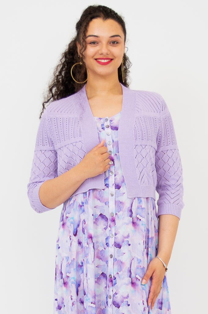Aldi Sweater, Lavender, Cotton – LTD USA WEBSITE BLUE SKY