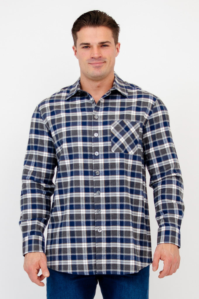 Cory Men's Shirt, Citrus Plaid, Cotton – LTD USA WEBSITE BLUE SKY