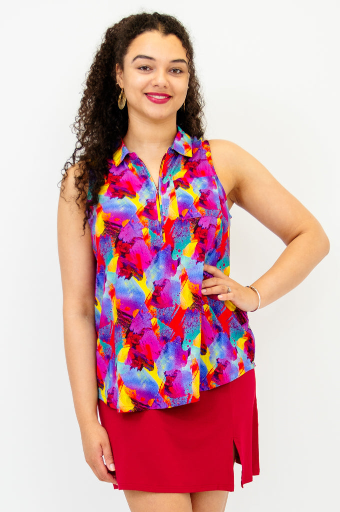 Hula Tank, Starburst, Linen Bamboo – LTD USA WEBSITE BLUE SKY