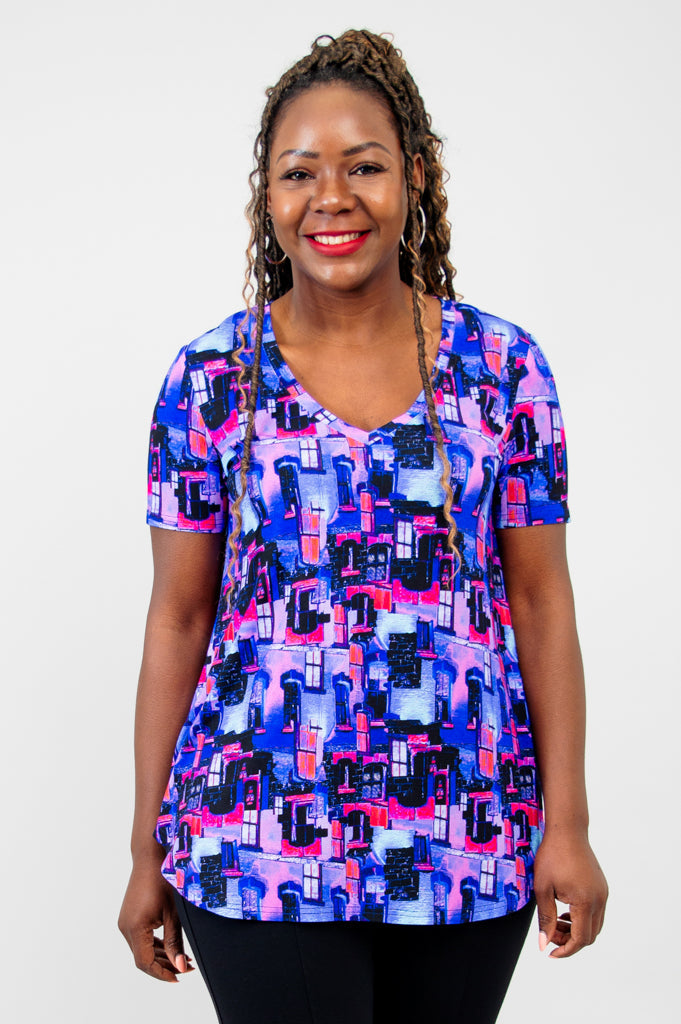 Jackie S/S Top, Victoria, Bamboo – LTD USA WEBSITE BLUE SKY