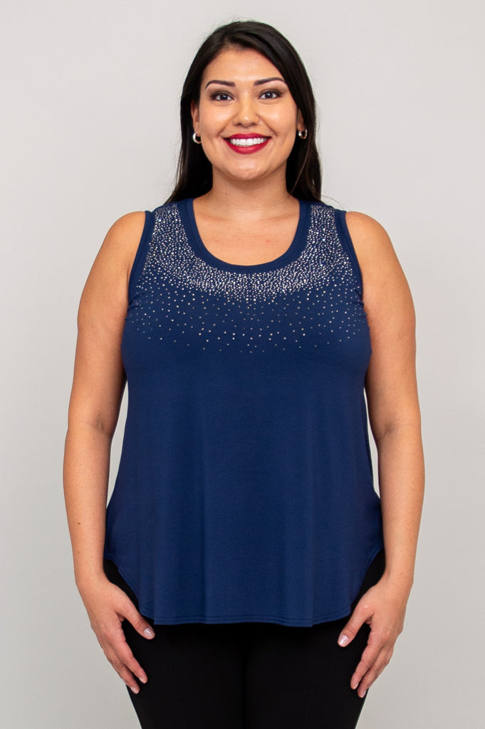 Jazz Tank, Indigo Diamond, Bamboo – LTD USA WEBSITE BLUE SKY