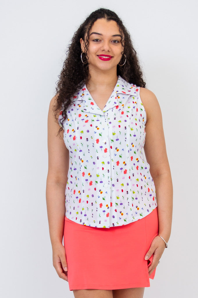 Lexa Blouse, Honey, Linen Bamboo - Final Sale – LTD USA WEBSITE BLUE SKY