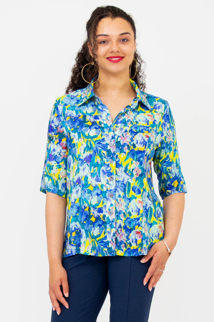 Lorine Blouse, Princeton, Linen Bamboo - Final Sale – LTD USA WEBSITE ...