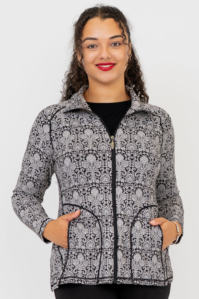 Sona Jacket, Demask, Bamboo - Final Sale – LTD USA WEBSITE BLUE SKY