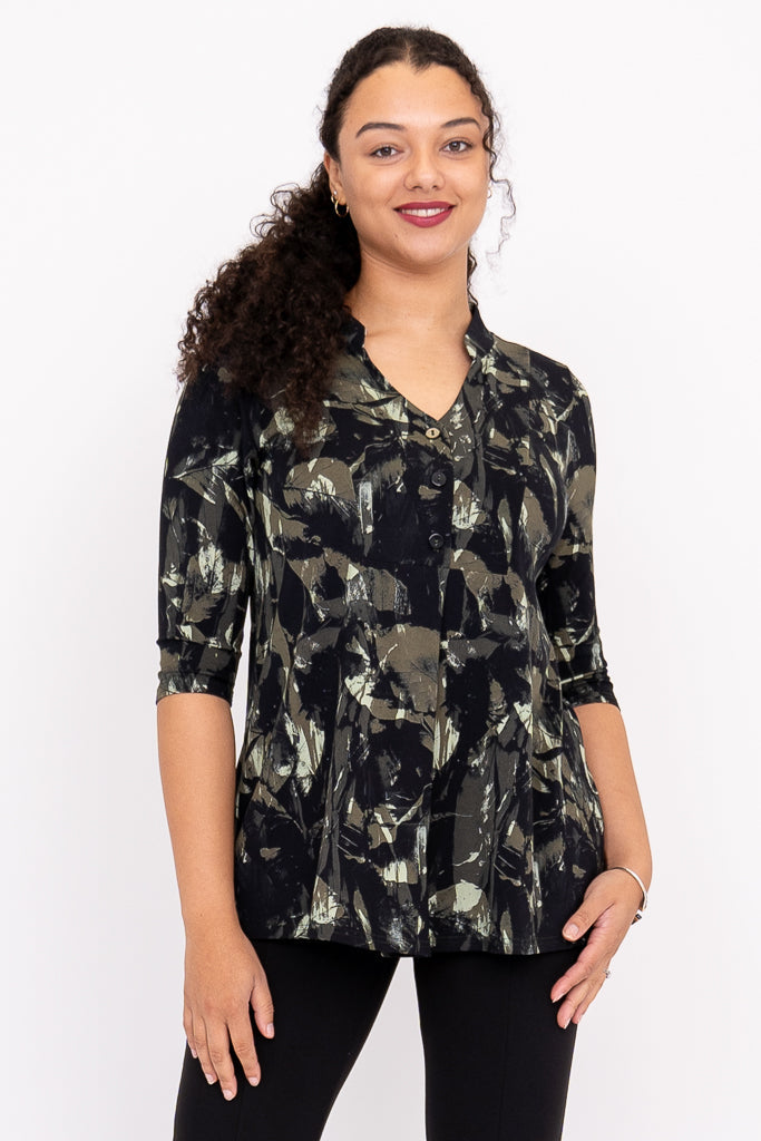 Edwina Top, Khaki Oak, Bamboo – LTD USA WEBSITE BLUE SKY