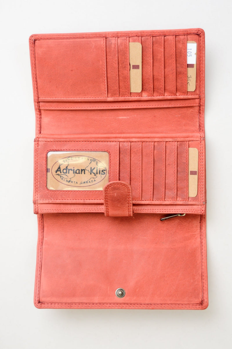 Adrian Klis 105 Ladies Wallet, Light Red, Leather – LTD USA WEBSITE ...