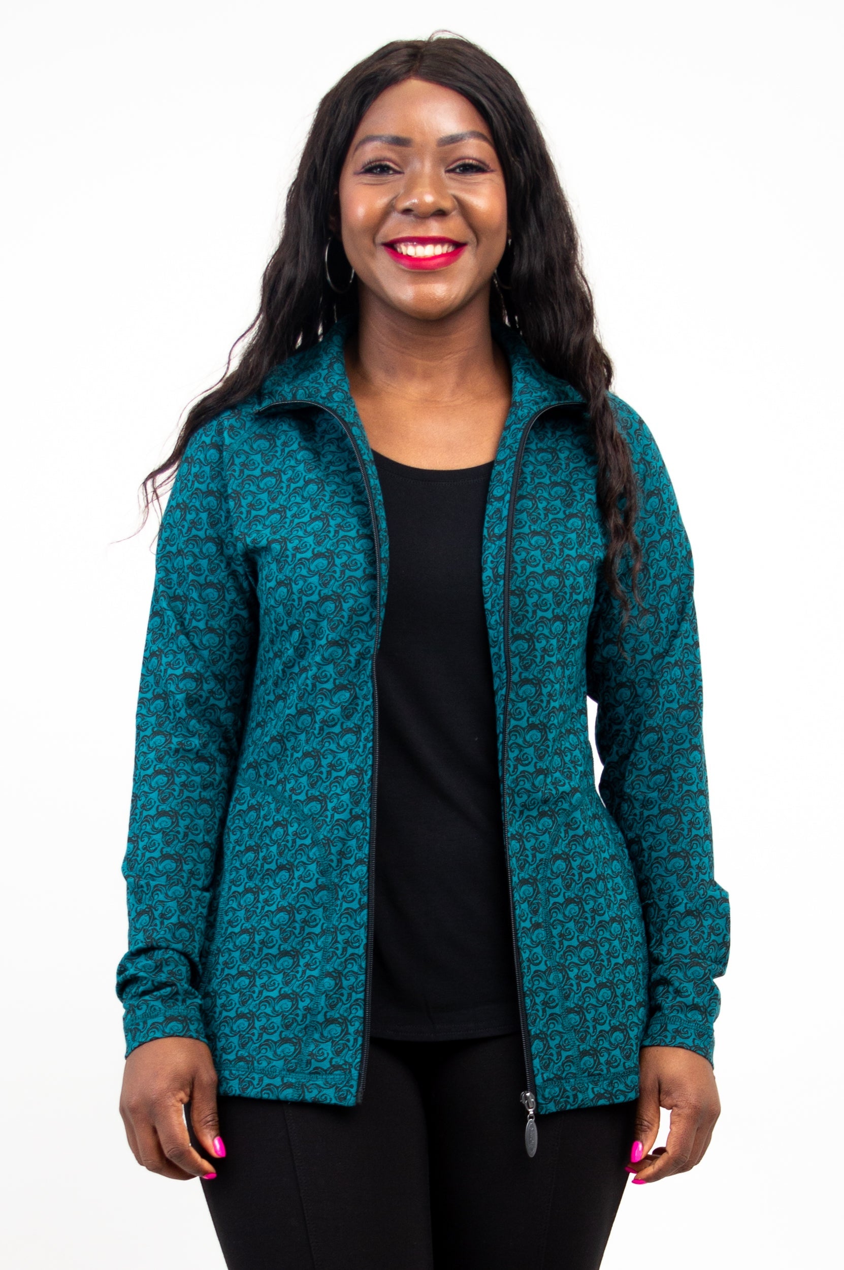 Sona Jacket - Ocean Waves – LTD USA WEBSITE BLUE SKY