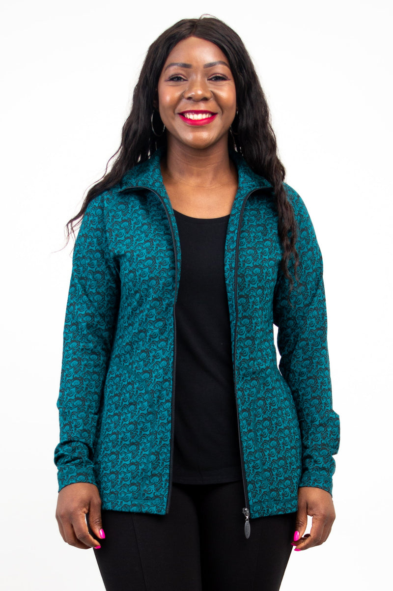 Sona Jacket - Ocean Waves – USBlueskyclothingco
