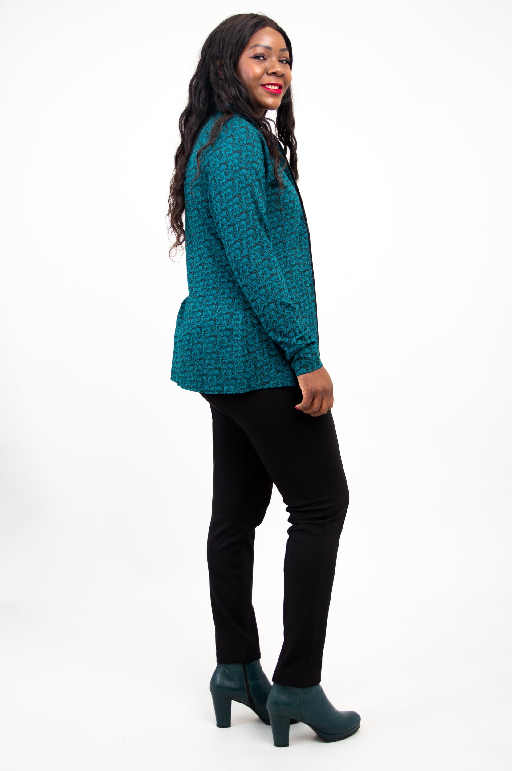 Sona Jacket - Ocean Waves – USBlueskyclothingco