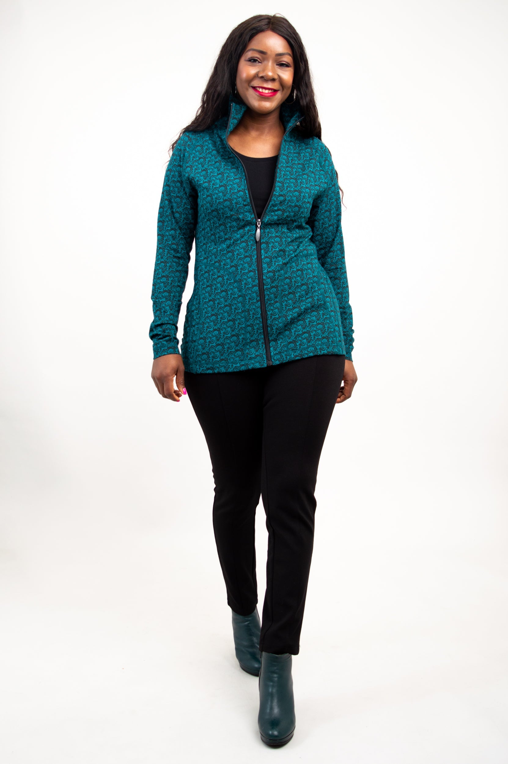 Sona Jacket - Ocean Waves – USBlueskyclothingco