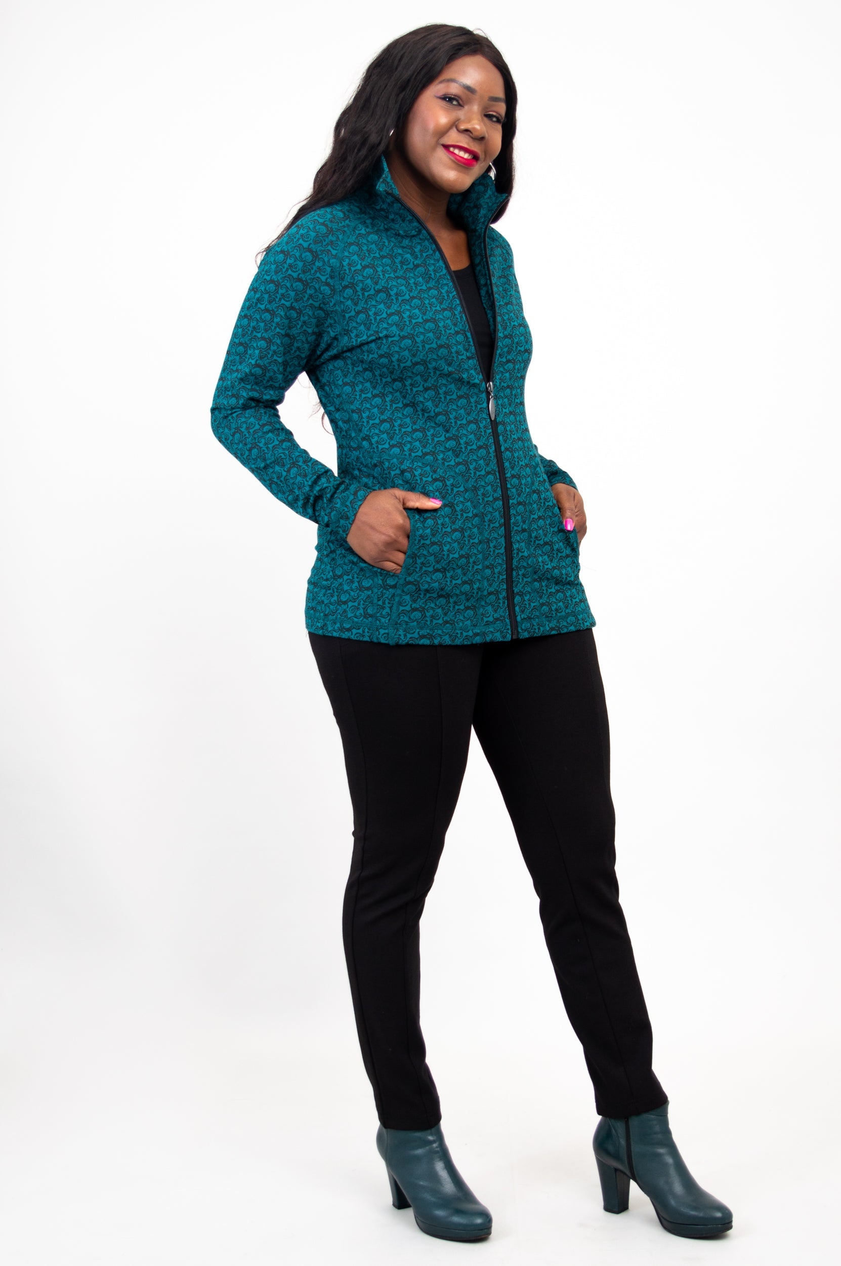 Sona Jacket - Ocean Waves – USBlueskyclothingco